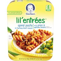 GERBER GRADUATES LIL' ENTREES Gerber Lil' Entrees, Spiral Pasta in ...