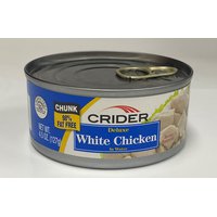 Crider Premium Chunk White Chicken in Water 24/4.5oz EZ Open Lids - 24/ ...
