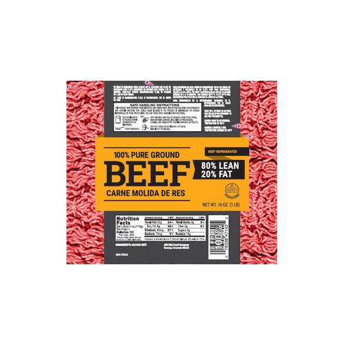 E Pallet - Ground Beef 85% Lean/15% Fat 36-1# Chubs