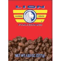 Lion Raisins Lion Raisins - California Grown - 144/1.33 oz | ePallet