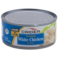 CRIDER Premium Chunk White Chicken in Water 12/10oz - 12/10 oz | ePallet