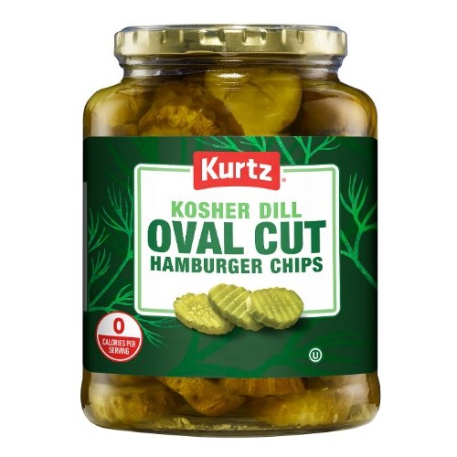Epallet - Kurtz Oval Cut Hamburger Pickle Chips