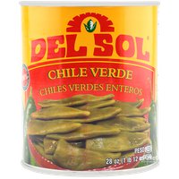 DEL SOL Whole Green Chiles - 12/28 oz | ePallet