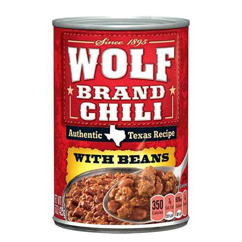 Epallet - WOLF Chili with Beans, 15oz