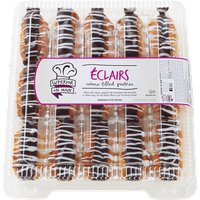 Superior On Main Gourmet Drizzled Mini Éclairs 30.75oz, 15ct - 8/15 ct ...