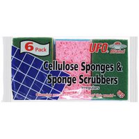 UFO Brand Cellulose Sponges & Sponge Scrubbers 6 Pack - 48/6 ct | ePallet