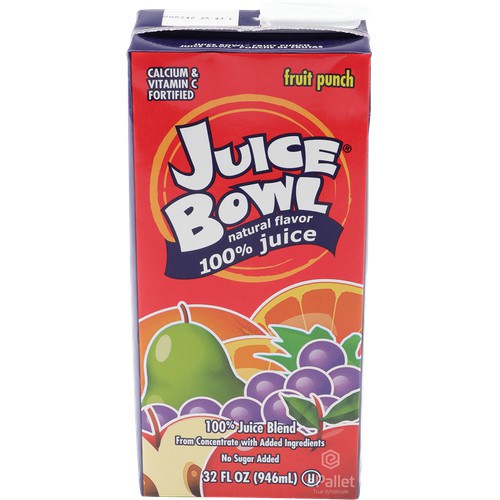 E Pallet - Fruit Punch 32 oz Juice Box