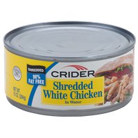 CRIDER Shredded White Chicken - 12/10 oz | ePallet