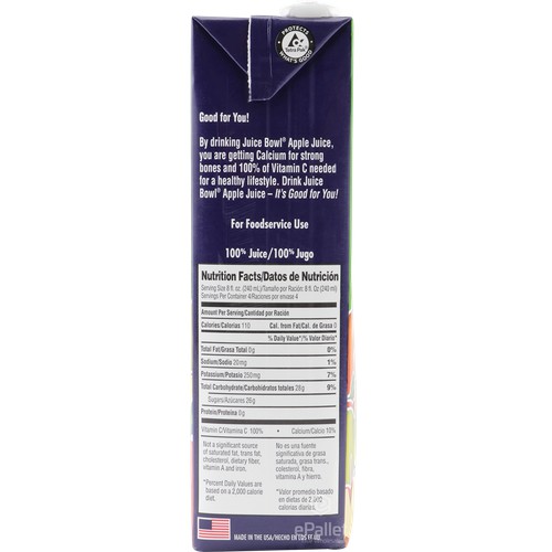 E Pallet - Apple Juice 32 oz Juice Box