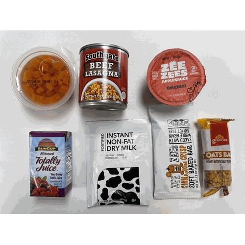 E Pallet - BEEF LASAGNA Single Bagged Meal Title III Approved 720 per ...