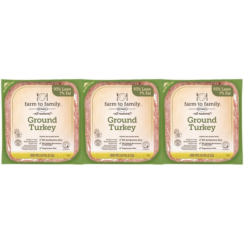 FARM TO FAMILY Butterball® Farm to Family™ All Natural Ground Turkey 16 ...