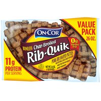 REDI-SERVE CLEAR BAGS On-Cor® Boneless Char-Broiled Rib-Quik Pork Rib ...