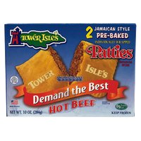 Tower Isle's 2pk Jamaican Style Beef Patties Hot Pre-baked - 12/10 oz ...
