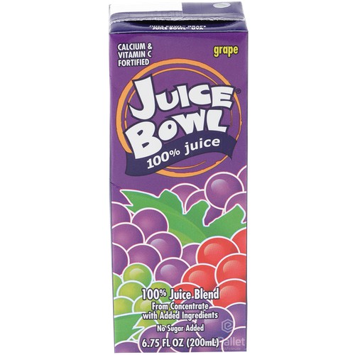 E Pallet - Grape 6 oz Juice Box