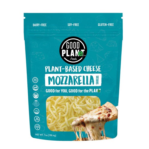 E Pallet - Plant Based Mozzarella Shreds 12/7 oz