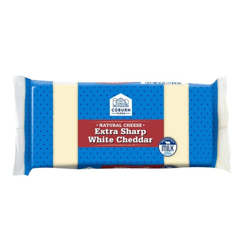 Epallet - Coburn Farms Extra Sharp White Cheddar Cheese Block