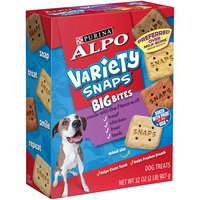 ALPO TREATS Purina ALPO Variety Snaps Big Bites Dog Treats with Beef ...