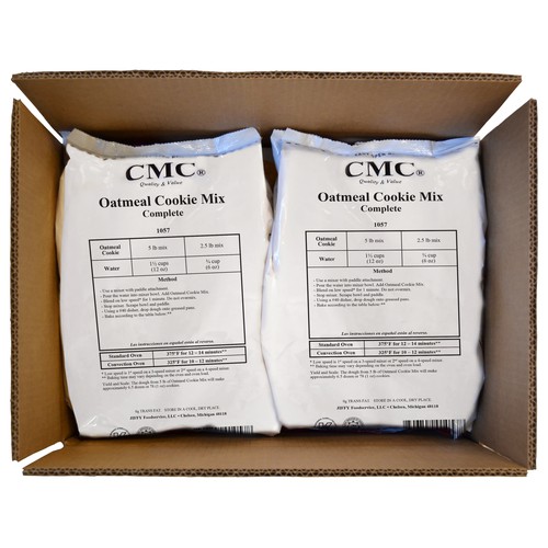 E Pallet - CMC Oatmeal Cookie Mix - Complete, 6/5lb Bag