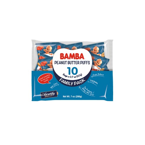 Epallet - Gratify Bamba Peanut Butter Puffs Mulitpack, 0.7oz Bags