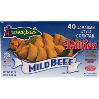 Tower Isle's 40pk Jamaican Style Cocktail Beef Patties Mild Unbaked 48 ...