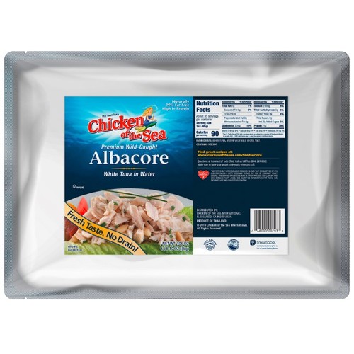 Epallet - COS Premium White Albacore Tuna in Water Pouch 4/106oz