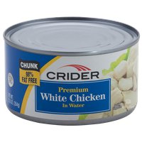 CRIDER Premium Chunk White Chicken 12/12.5oz - 12/12.5 oz | ePallet
