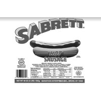 Sabrett All Beef Skinless Frank 5/1 - 10/3 lb | ePallet