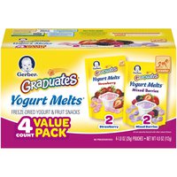 GERBER GRADUATES YOGURT MELTS Gerber® Graduates® Strawberry/Mixed ...