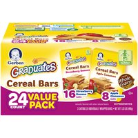 GERBER GRADUATES CEREAL BARS Gerber Graduates Cereal Bars® Strawberry ...