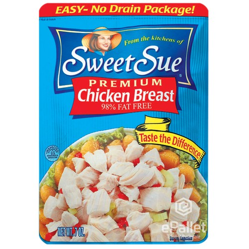 E Pallet - Premium Chicken Breast Pouch 12/7oz