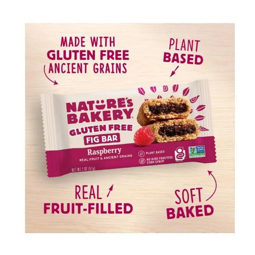 E Pallet - Gluten Free Fig Bar - Raspberry, 84ct